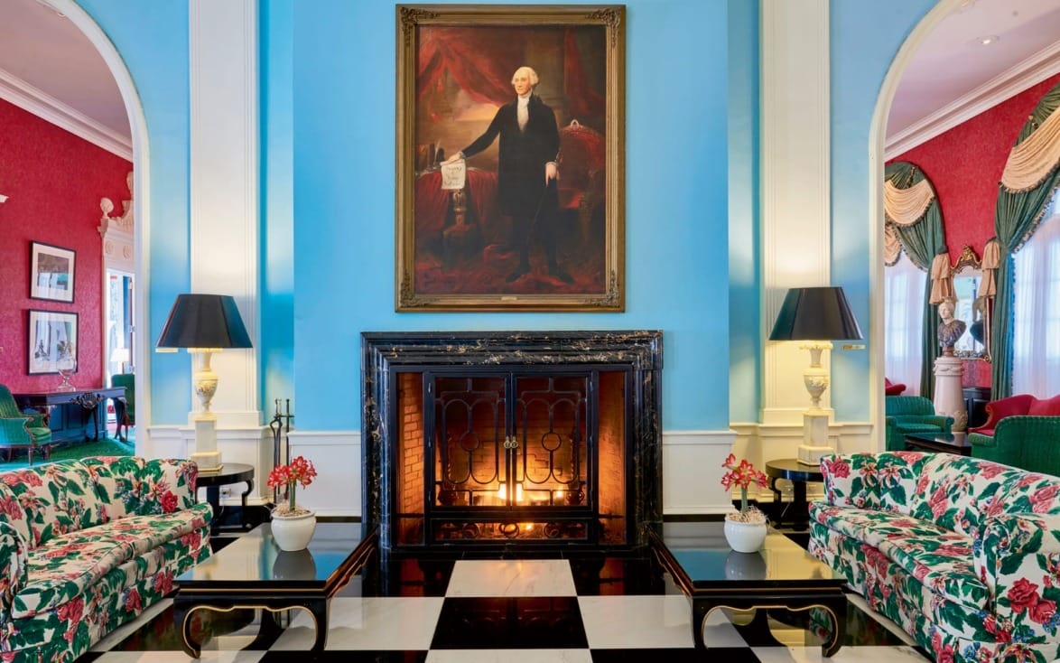 Anatomy of a Room: Dorothy Draper’s Iconic Lobby for the Greenbrier ...