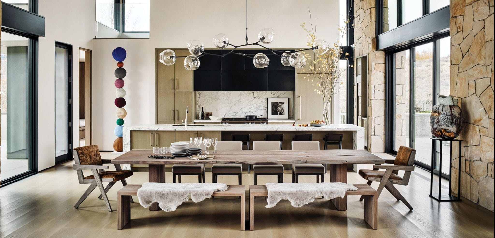 Inside Art Dealer Stacey Winston Levitan’s Stunning Sun Valley Retreat ...