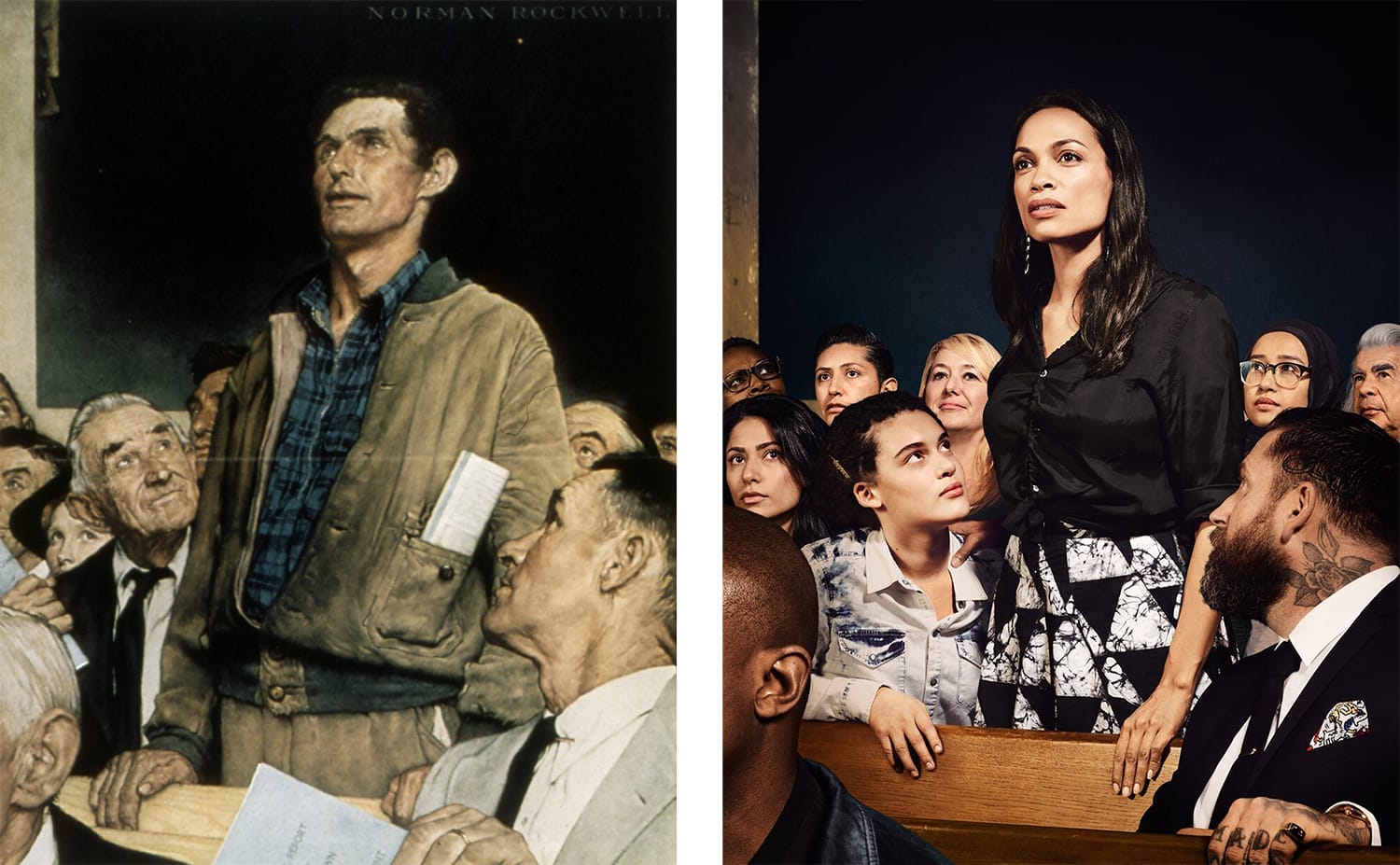 Two Photographers Give Norman Rockwell's "Four Freedoms" a Modern ...
