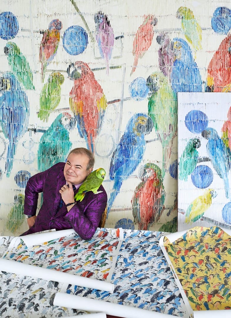 Behind Artist Hunt Slonem's Obsession with Birds - Galerie Magazine