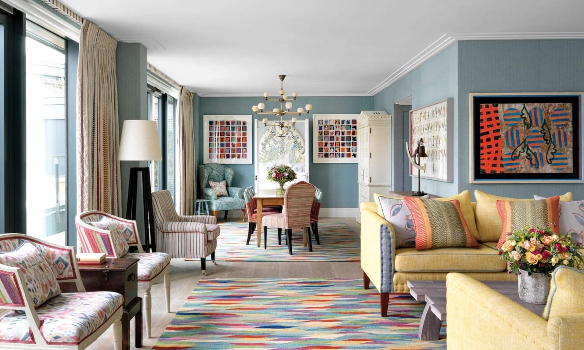 Kit Kemp Unveils Colorful Collaboration with Annie Selke - Galerie Magazine