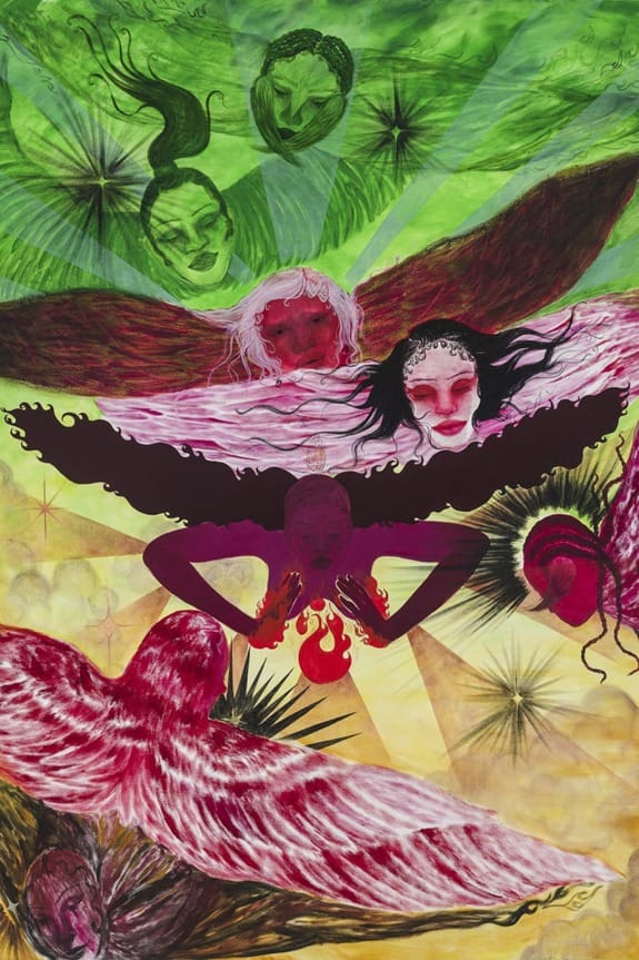 Naudline Pierre’s Epic Paintings of Alternate Universes Explore the ...