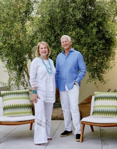 Inside Ralph and Rita Rudin's Palm Springs Oasis - Galerie Magazine