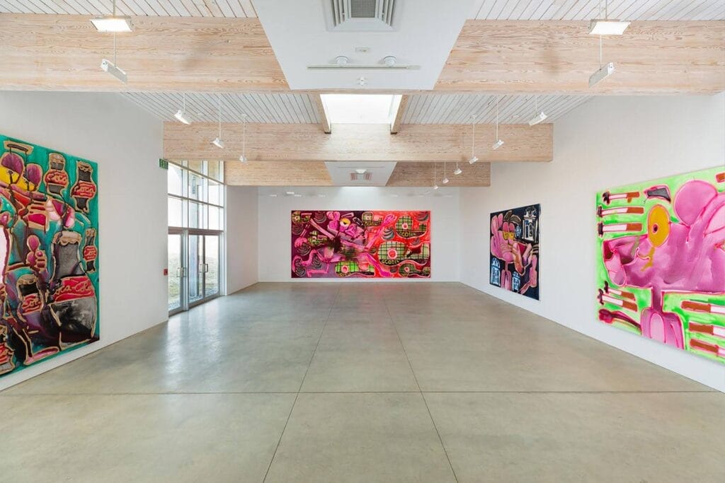 How the Pink Panther Inspired Katherine Bernhardt's New Paintings ...