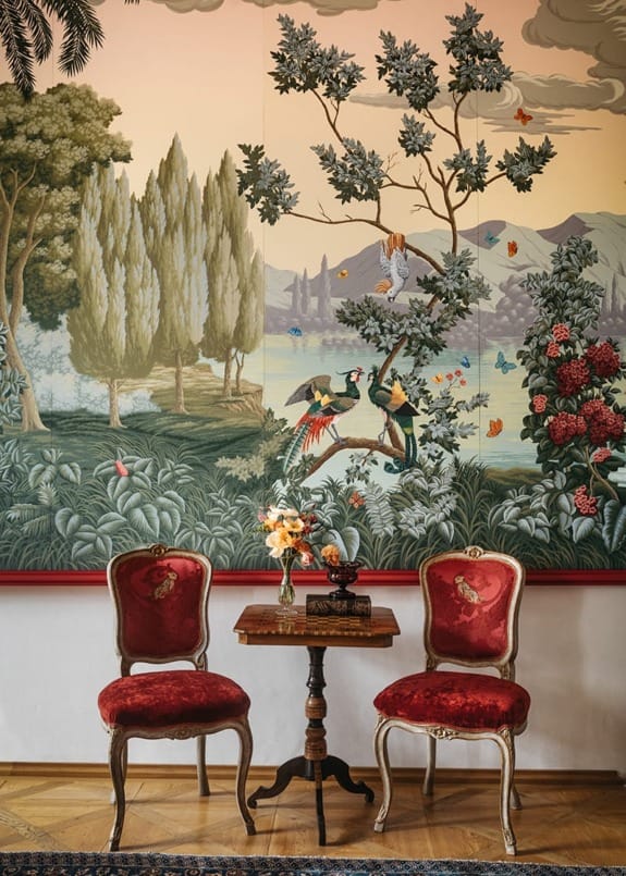 Ken Fulk Restores the Red Salon at Hotel Schloss Leopoldskron