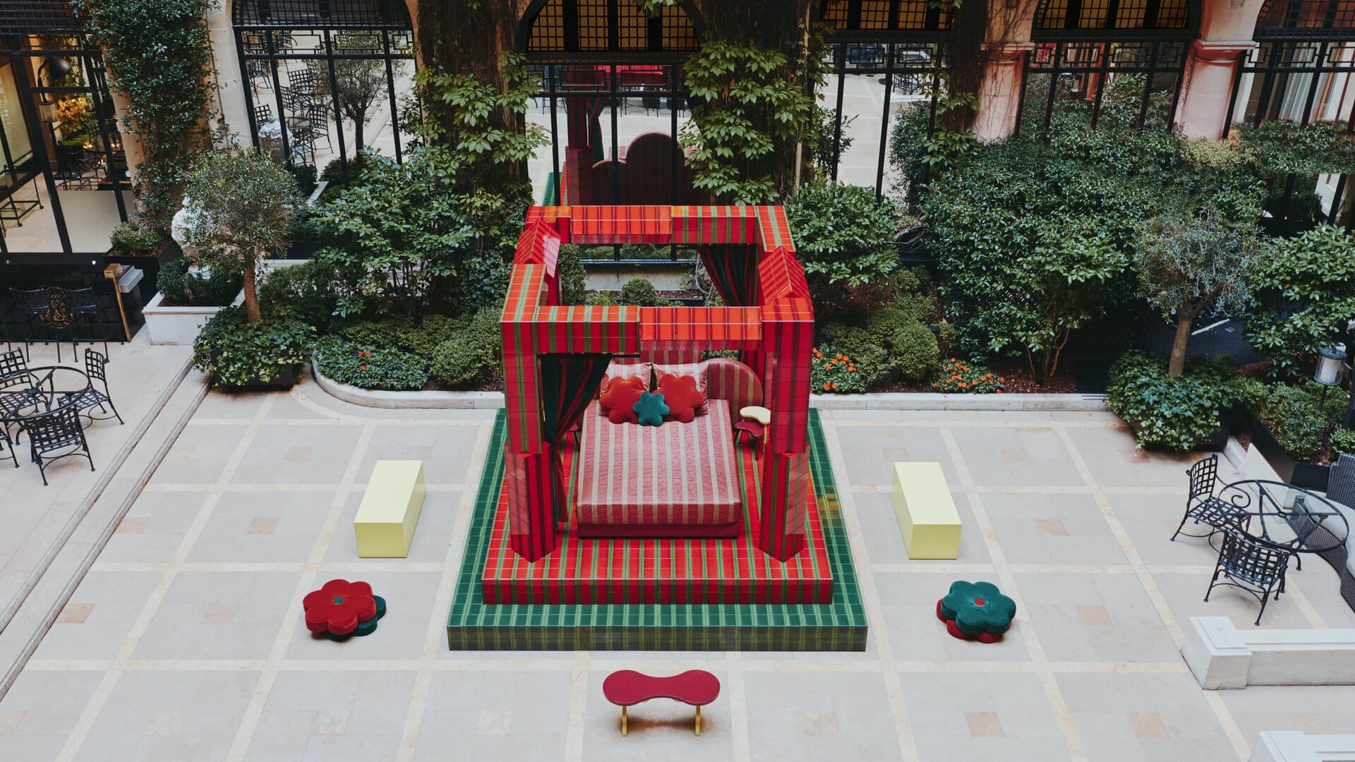 Julien Sebban Constructs a Riot of Color and Delight at the Hôtel Plaza ...