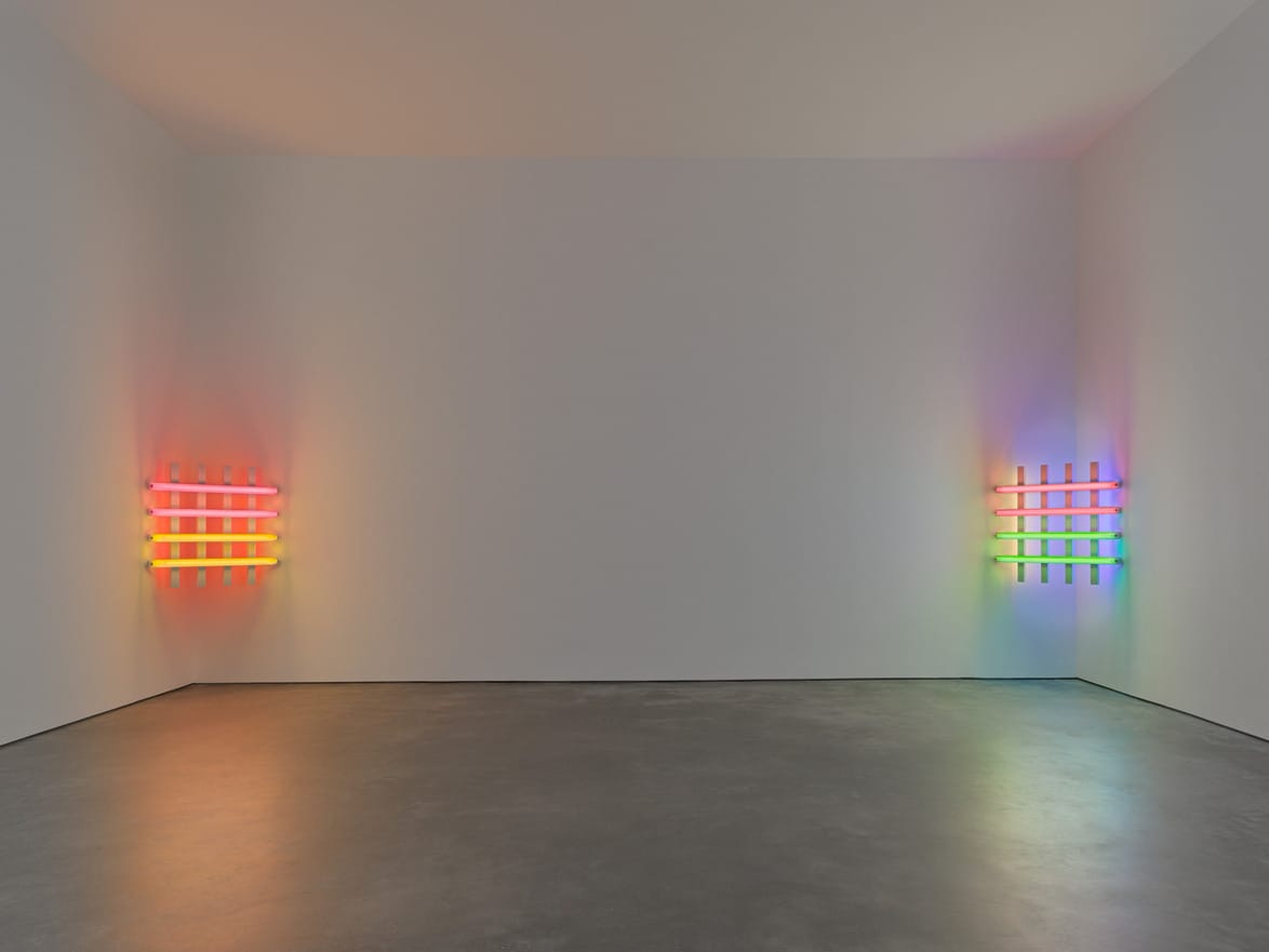 Dan Flavin’s Iconic Light Works Go On View at David Zwirner New York ...